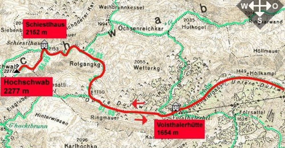 Seewiesen: Hochschwab - BERGFEX - Wanderung - Tour Steiermark