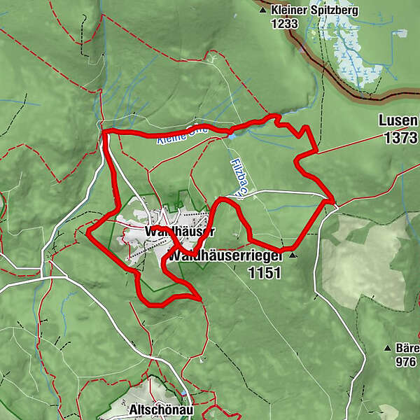 St. Maria im Wald - Am Guldensteig - Waldhäuserriegel - Berggasthof ...