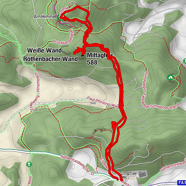 Neutras-Höhenglücksteig, Etzelwang, Oberpfalz/Deutschland - BERGFEX ...