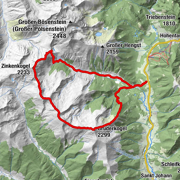 Zinkenkogel-Bruderkogel Hohentauern, Steiermark - BERGFEX - Wanderung - Tour Steiermark