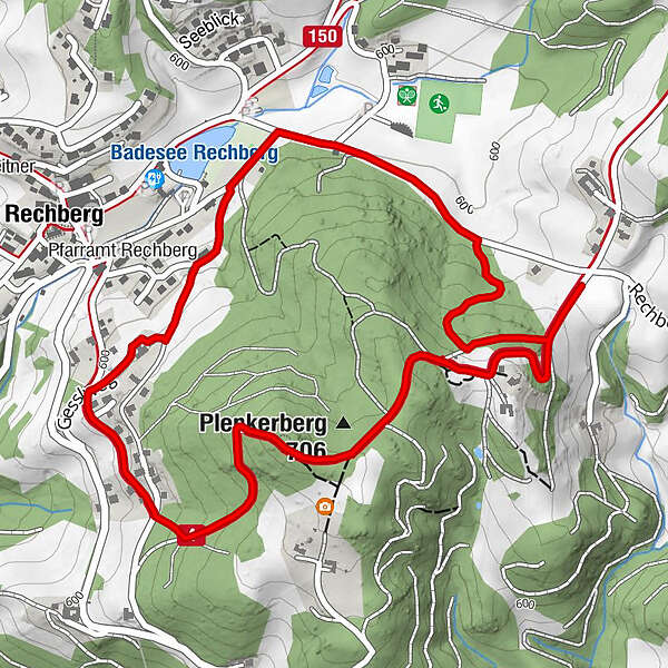 Rechberg - Plenkerberg - BERGFEX - Wanderung - Tour Oberösterreich