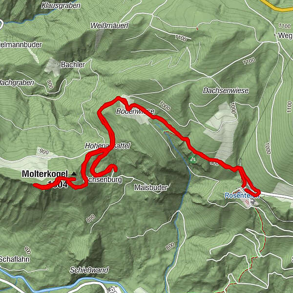 Gösing - Ochsenburg Tour (mit kleinem Seitenabstecher) - BERGFEX ...