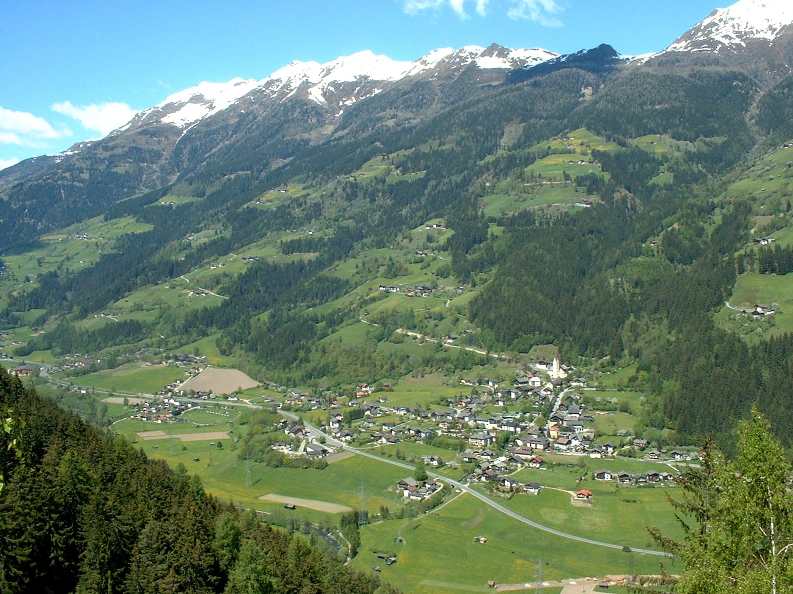 BERGFEX: Panoramakarte Stall im Mölltal: Karte Stall im Mölltal - Alm ...