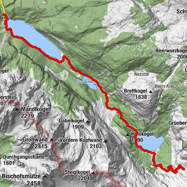 Über den Gosauseen Gosau, Österreich - BERGFEX - Wanderung - Tour ...