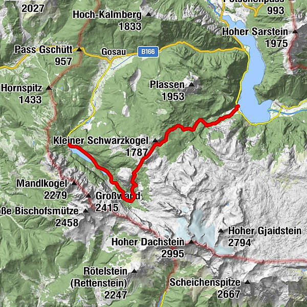 Vom Gosausee nach Hallstatt - BERGFEX - Wanderung - Tour Oberösterreich
