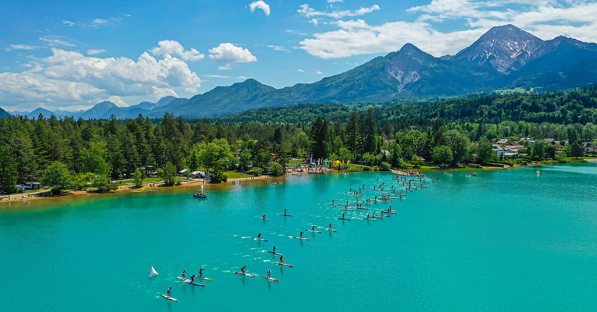 BERGFEX-Badesee Faaker See - Naturbadesee - Viz . - Koupání - Plavání
