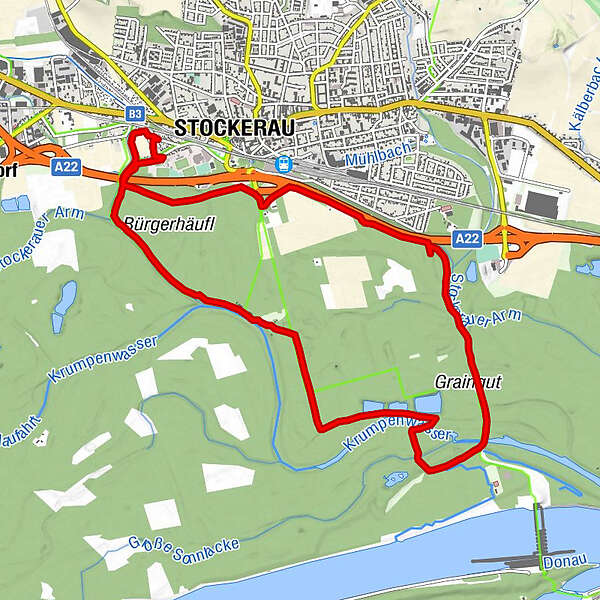 Stockerau RDW - BERGFEX - Wanderung - Tour Niederösterreich