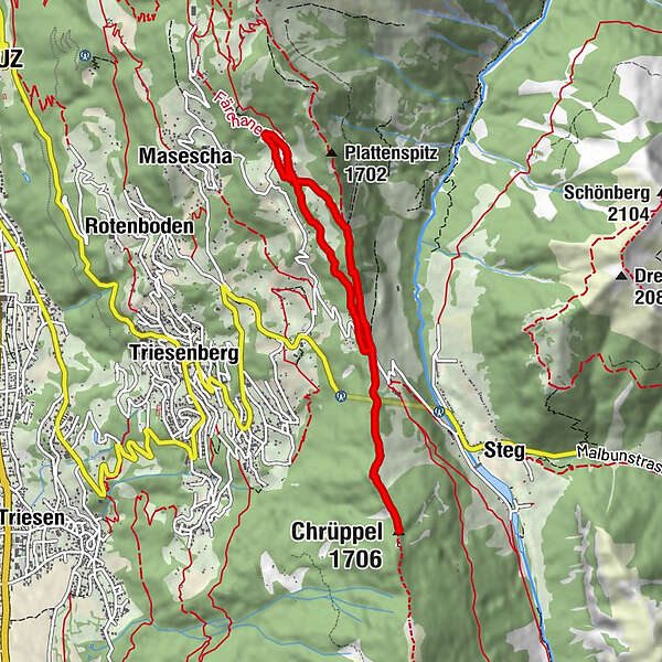 Berggasthaus Silum - Silum - Chrüppel - BERGFEX - Wanderung - Tour ...