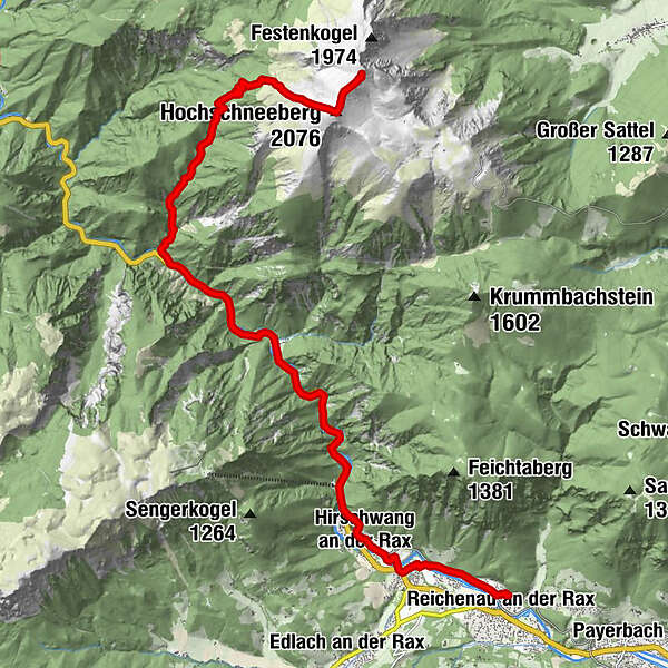 Rax-Schneebergtour Tag 2 - BERGFEX - Wanderung - Tour Niederösterreich
