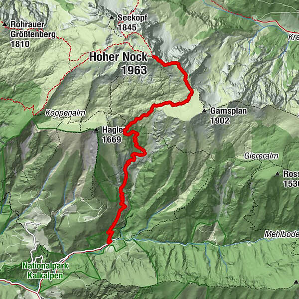 Hoher Nock - BERGFEX - Wanderung - Tour Oberösterreich