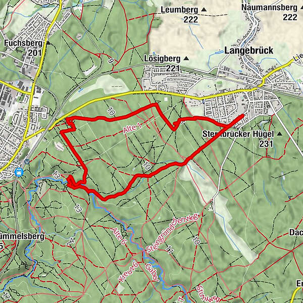 Wanderung in der Dresdner Heide - BERGFEX - Wanderung - Tour Sachsen