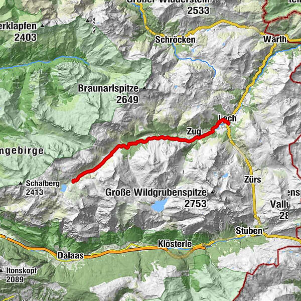 Von Lech zum Formarinsee | Zur Quelle des Lech - BERGFEX - Wanderung ...