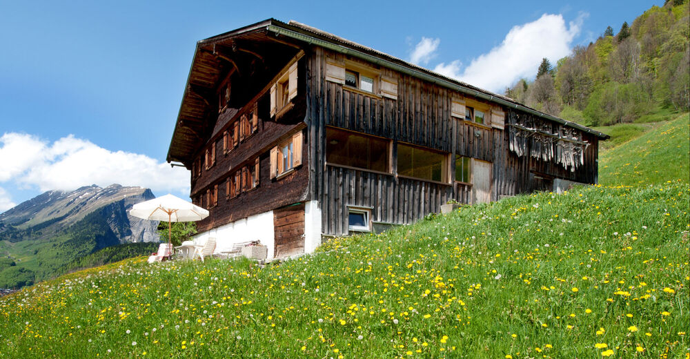 Bauernhaus auf der Halde - Hütte Ritter: Počitniške hiše / Koča Schoppernau, Diedamskopf ...
