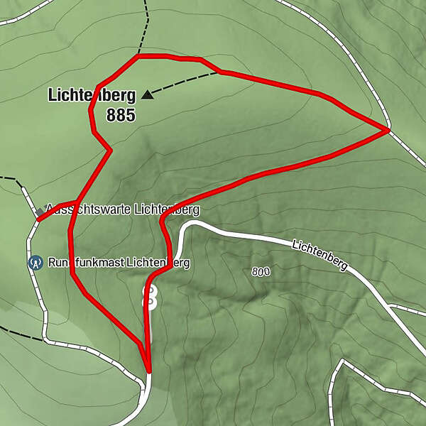 Straß im Attergau - Lichtenberg - BERGFEX - Wanderung - Tour Oberösterreich