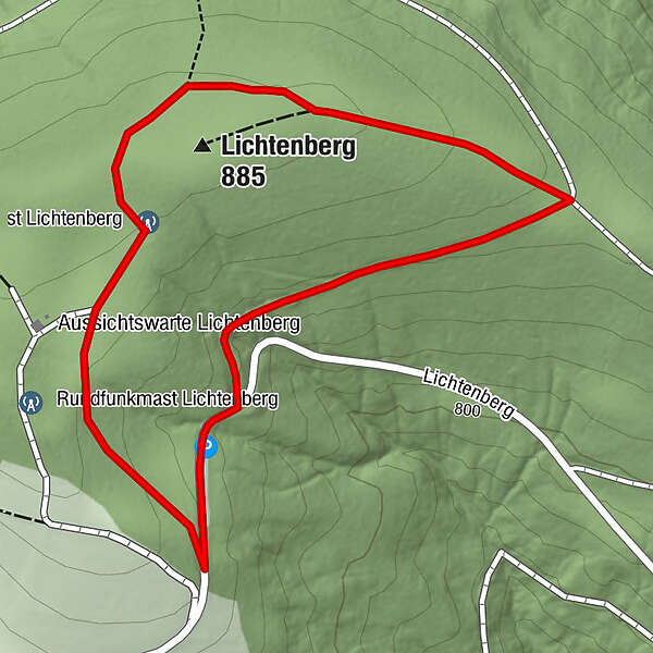 Straß im Attergau - Lichtenberg - BERGFEX - Wanderung - Tour Oberösterreich