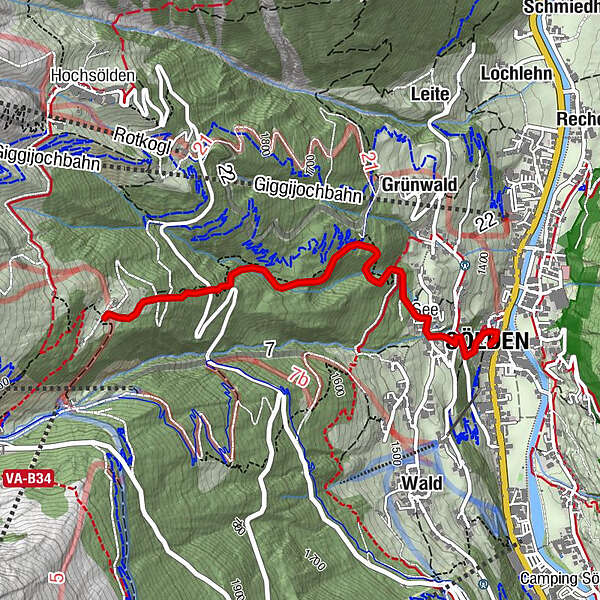 Gampe Thaya - BERGFEX - Wanderung - Tour Tirol