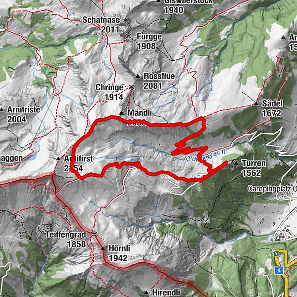 Restaurant Turren - Breitenfeld - Finsterbüel - Bergstation ...
