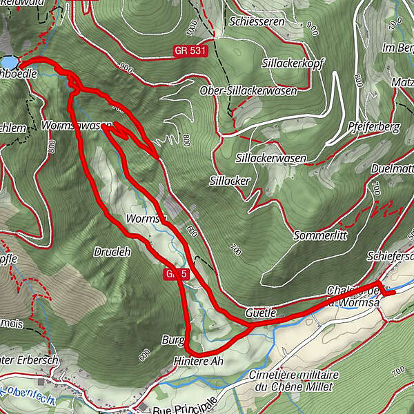 Circuit de randonnée : Les cascades de la Wormsa et le lac du ...