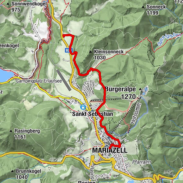 Heilige und Heilende Wege nach Mariazell - BERGFEX - Themenweg - Tour ...