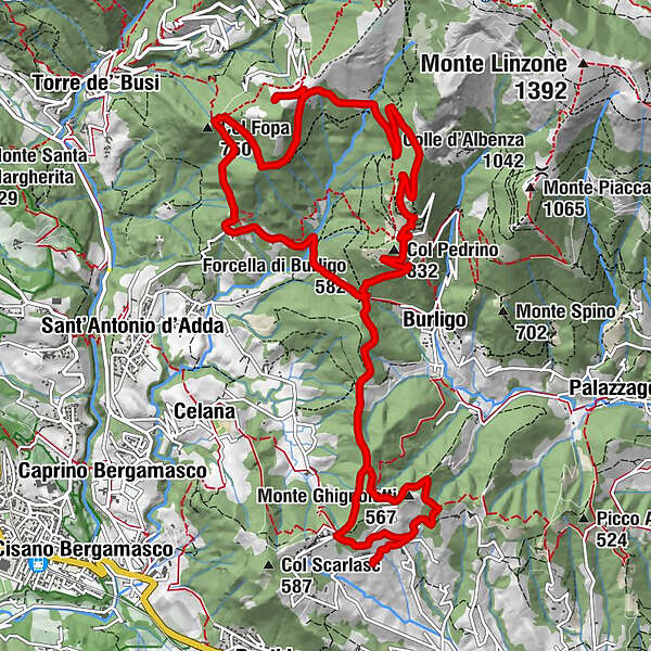 Riviera - Monte Ghignoletti - Col Pedrino - Pizzo Pec - BERGFEX ...