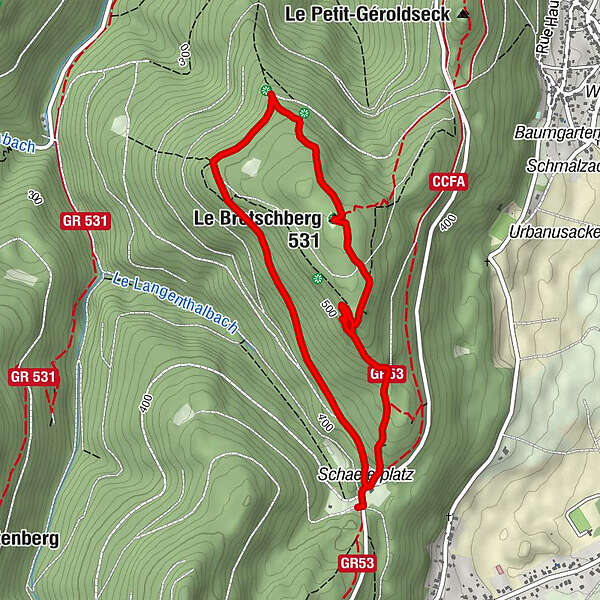 Schaeferplatz - Grotte du Brotsch - Rocher de Brotsch - Le Brotschberg ...