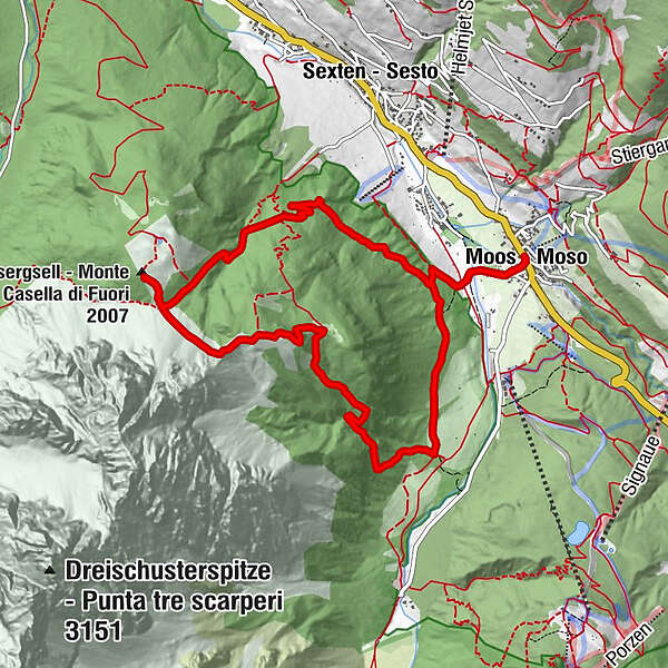 Hotel Restaurant Reider - Moos - Moso - Innergsell - Monte Casella di ...