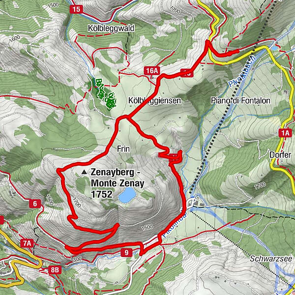 Tscheiner Hütte Loop, Trentino – Alto Adige/Südtirol/Italy - BERGFEX ...