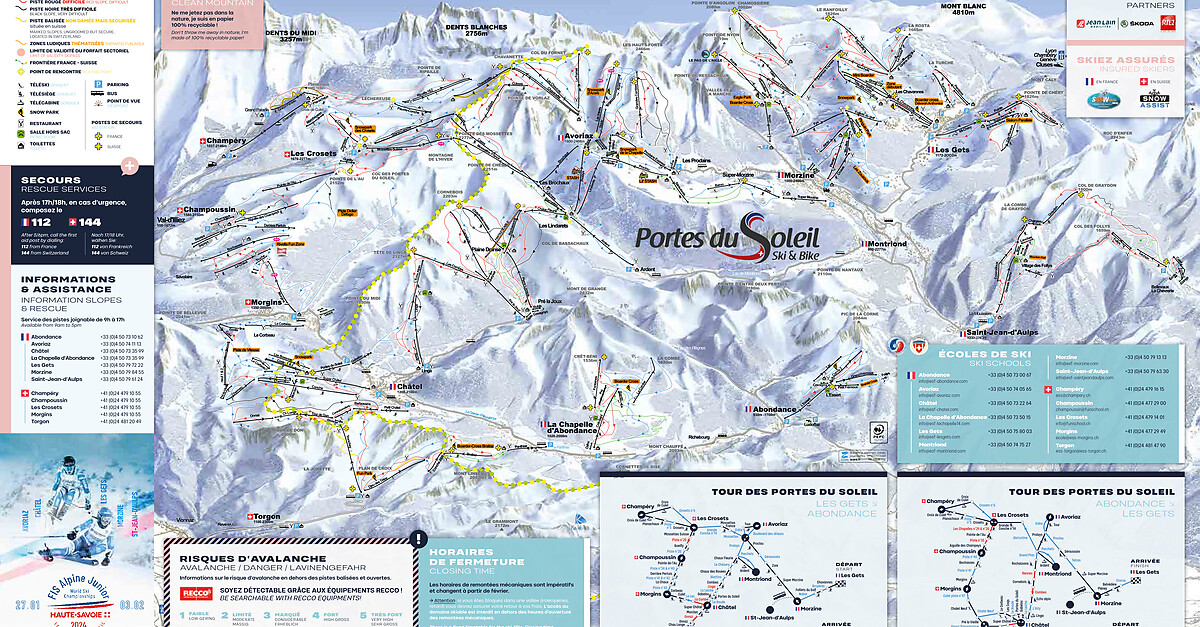 BERGFEX: Ski resort Champéry - Les Crosets - Champoussin - Morgins ...