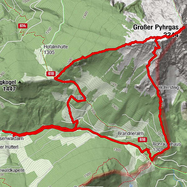 Großer Pyhrgas mit Andi - BERGFEX - Wanderung - Tour Oberösterreich