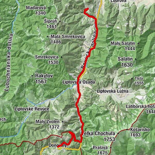 Donovaly - svätého Antona Paduánskeho - Zásac - Vlkolínec - BERGFEX ...