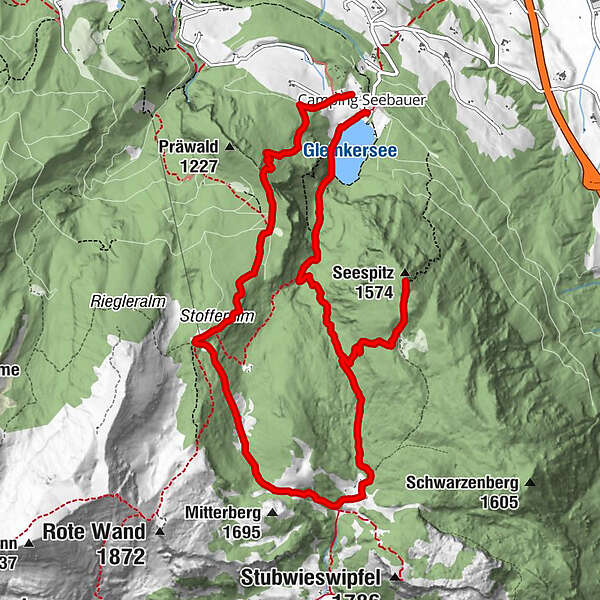 Seespitz_Gleinkersee - BERGFEX - Wanderung - Tour Oberösterreich