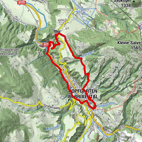 Itter, Österreich - BERGFEX - Wanderung - Tour Tirol