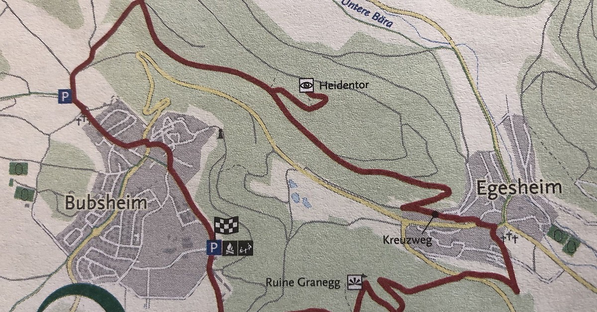 Bubsheim - Granegg-Rundweg - BERGFEX - Wanderung - Tour Baden-Württemberg