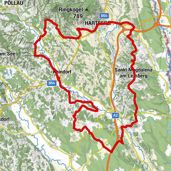Gartentour Kaindorf - BERGFEX - Radfahren - Tour Steiermark