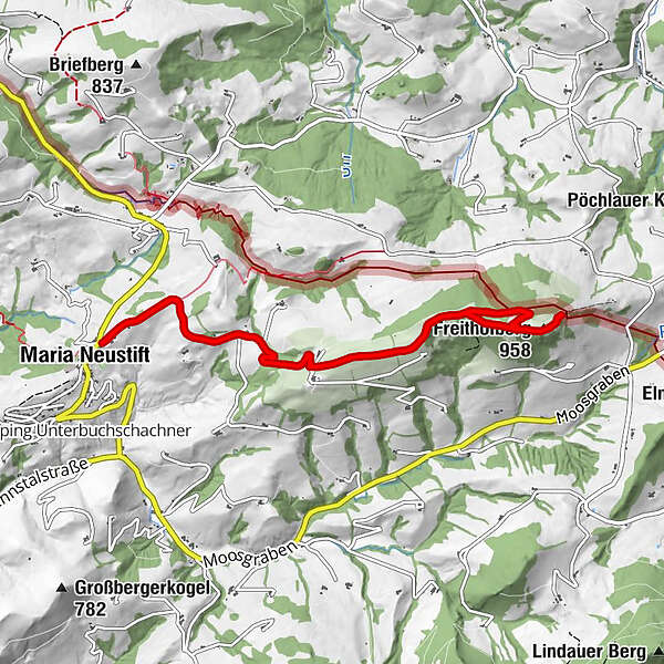 Maria Neustift - Freithofberg - BERGFEX - Wanderung - Tour Oberösterreich