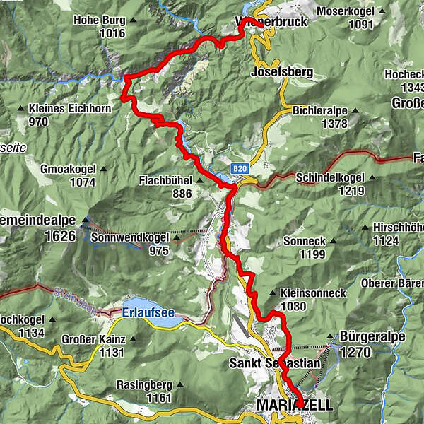 Mariazell 1 - BERGFEX - Wanderung - Tour Niederösterreich