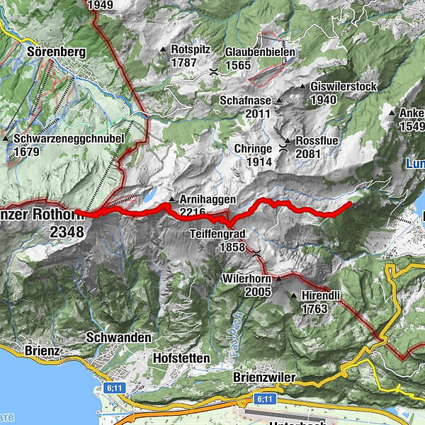 Restaurant Turren - Finsterbüel - Brienzer Rothorn - Rothorn - BERGFEX ...