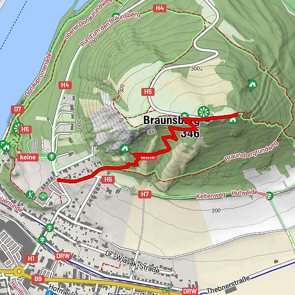 Braunsberg, Hainburg an der Donau, Österreich - BERGFEX - Wanderung ...