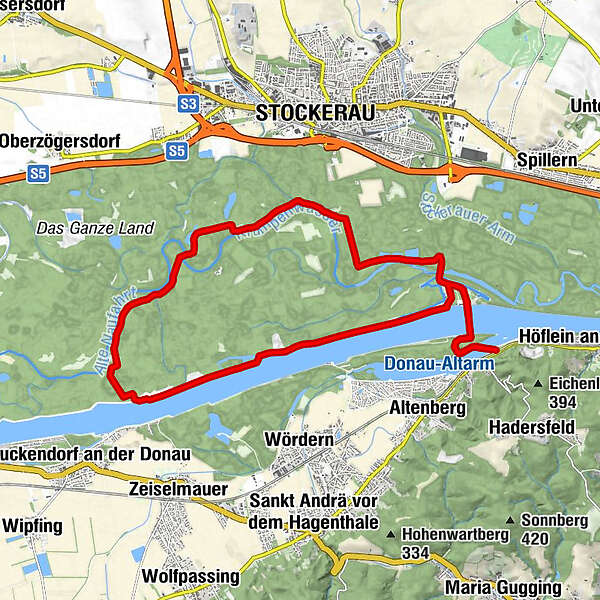 Stockerauer Au, Niederösterreich/Österreich - BERGFEX - Wanderung ...