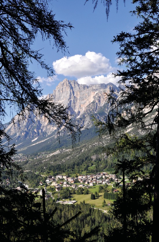 BERGFEX: Panoramic map Borca di Cadore / Cadore Dolomiti: Map Borca di ...