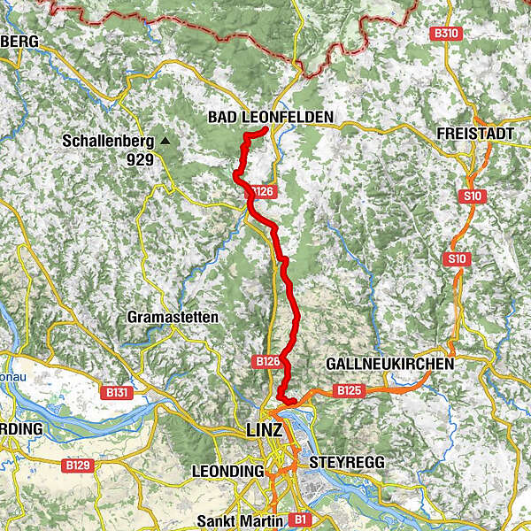 Linz-Bad Leo - BERGFEX - Wanderung - Tour Oberösterreich
