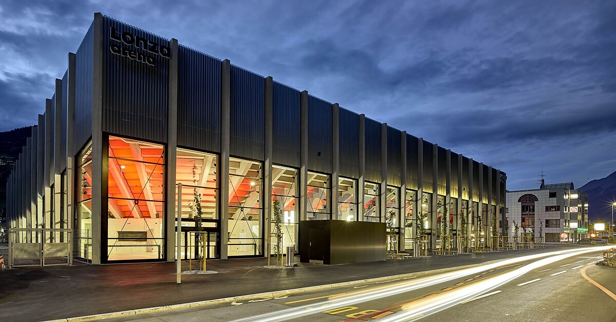 BERGFEX-Sehenswürdigkeiten - Lonza Arena Eissport- und Eventhalle ...