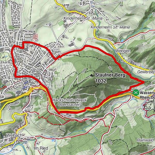 Um den Staufen - BERGFEX - Wanderung - Tour Bayern