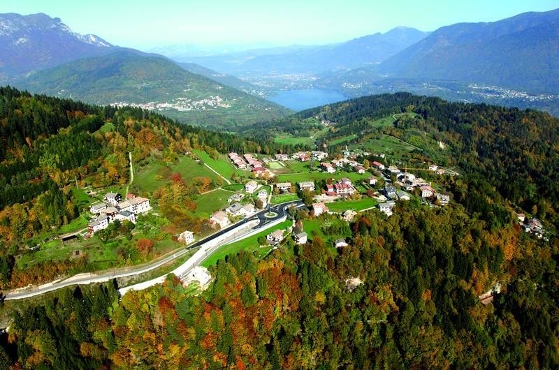 BERGFEX: Cartina panoramica Vattaro (Altopiano della Vigolana): Mappa ...