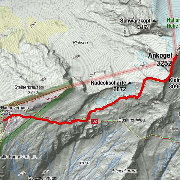 Ankogel 3240 meter - BERGFEX - Hochtour - Tour Kärnten