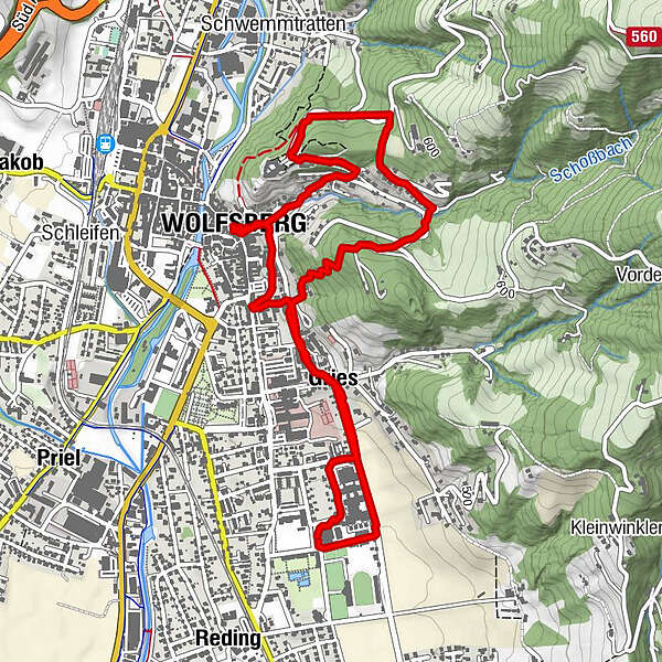 Wolfsberg, Kärnten/Österreich - BERGFEX - Randonnée - Parcours Carinthie