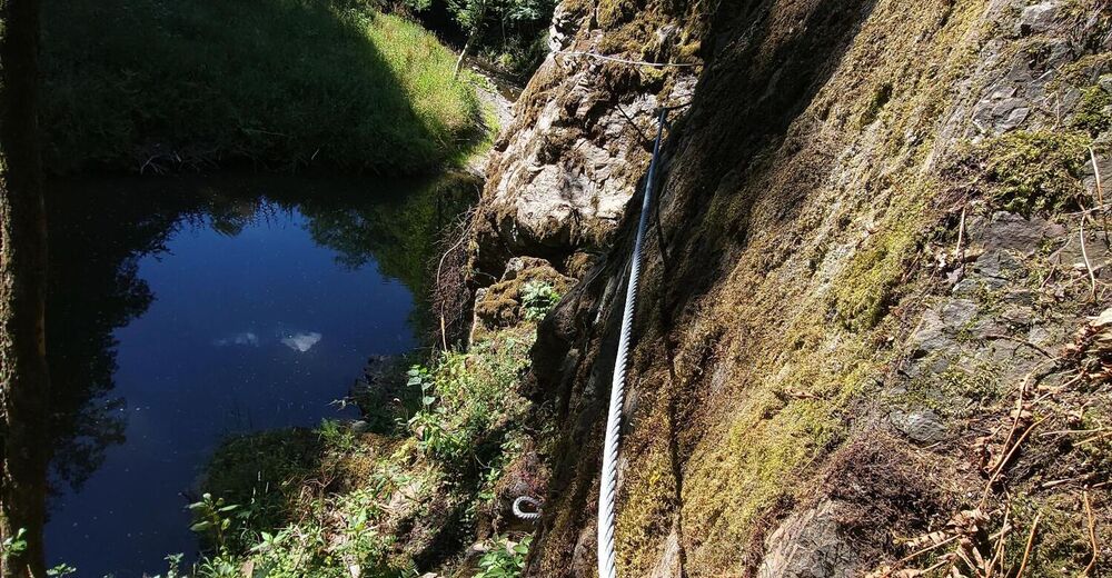 Burgenklettersteig Manderscheid - BERGFEX - Klettersteig - Tour ...