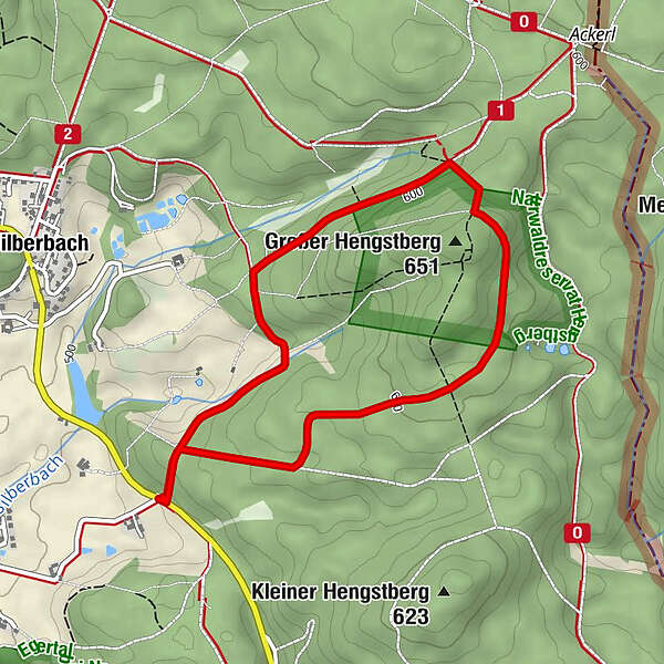 Selb - Großer Hengstberg - BERGFEX - Wanderung - Tour Bayern