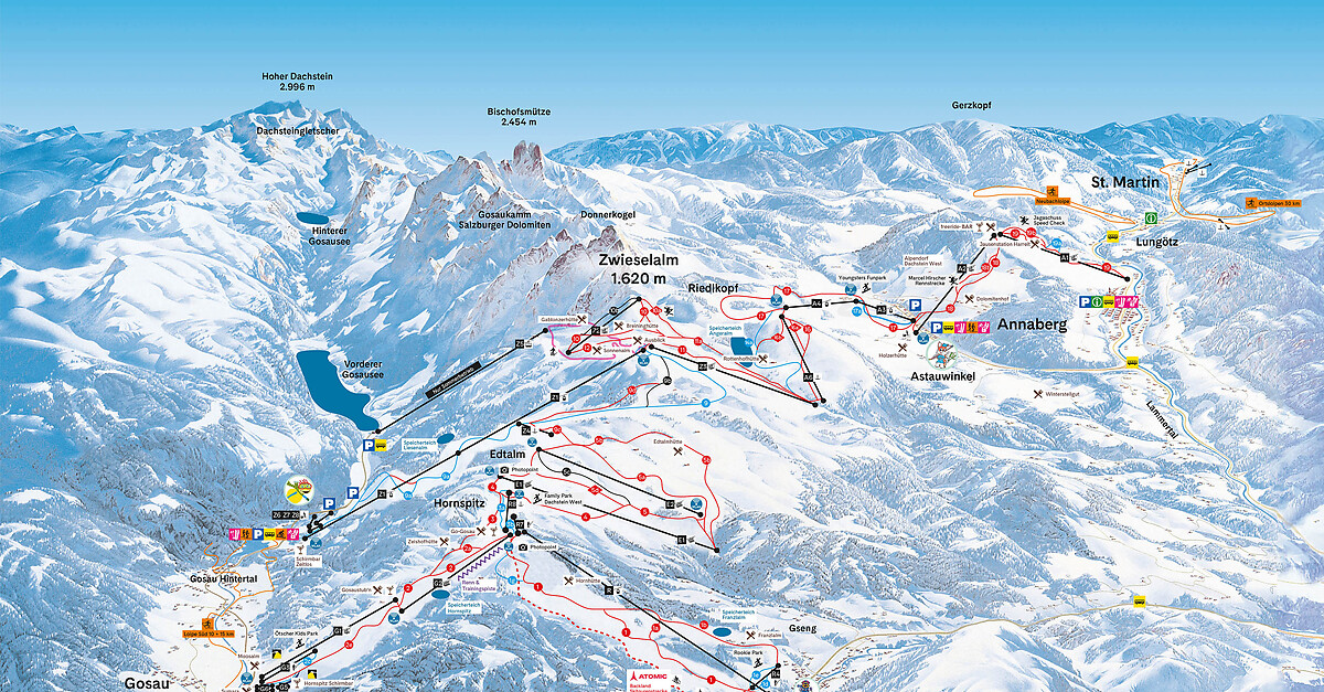 Mountain weather Gosau / Dachstein West, 1650m - bergfex