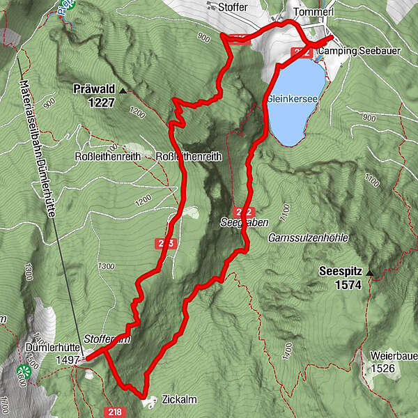 Gleinkersee Dümlerhüttenrunde - BERGFEX - Wanderung - Tour Steiermark